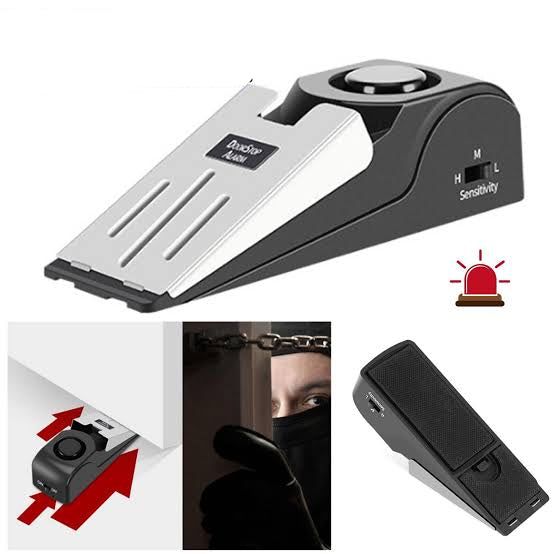 Portable Door Stop Stippers Wedge Security Alarm – Megamall Online Store