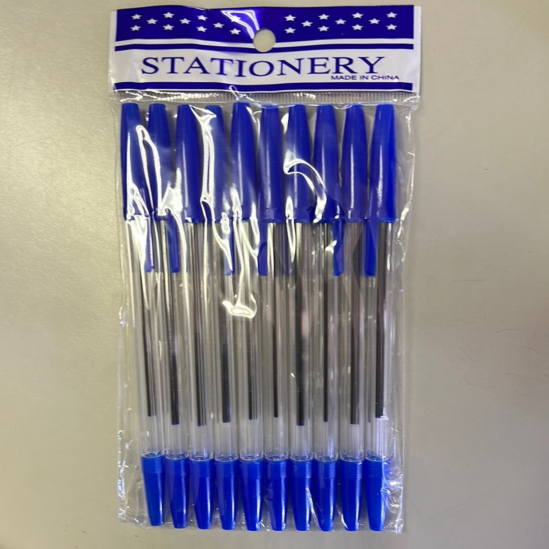 Blue Writing Pens(10pc) – Megamall Online Store