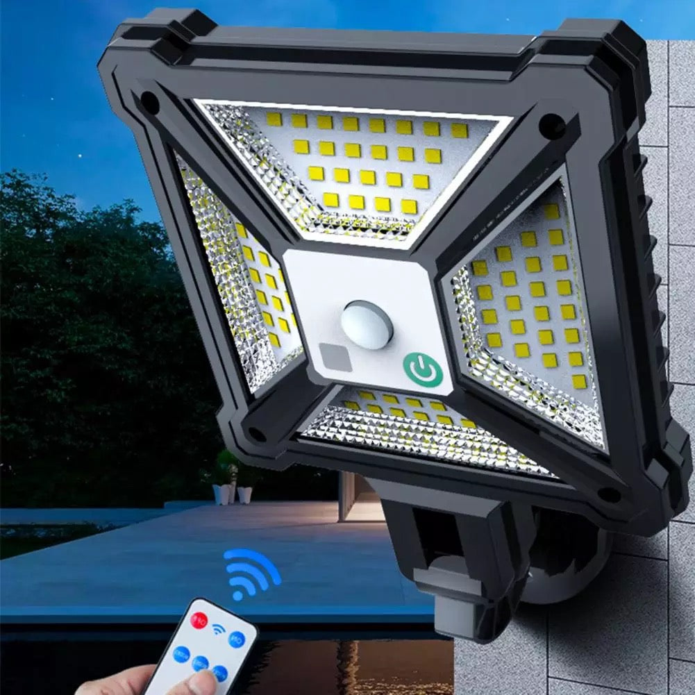 Load Shedding Solution - 81 LED Solar Sensor Light - Long lasting Batt ...