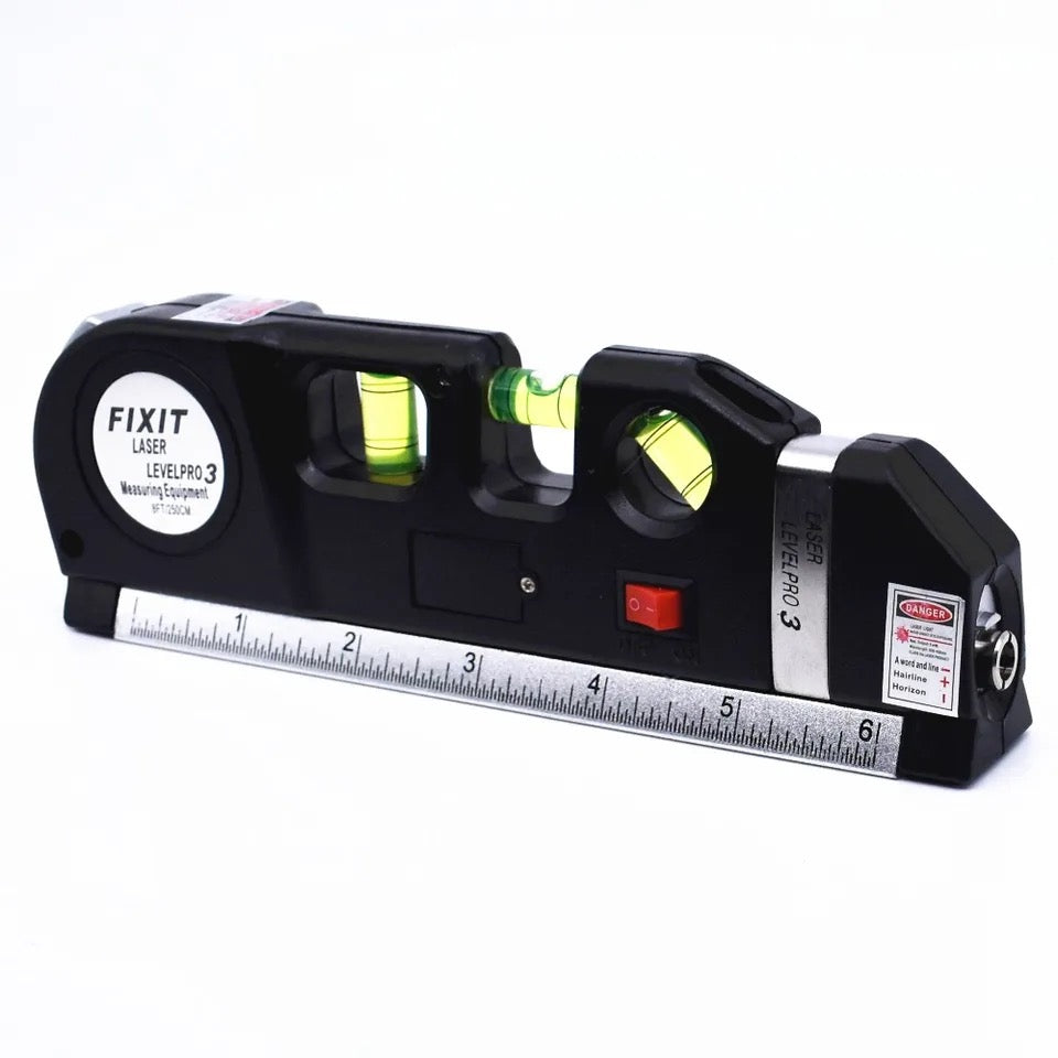 Laser Levels 4 in 1 Cross Projects Vertical Horizontal Lasers Ruler Ad ...