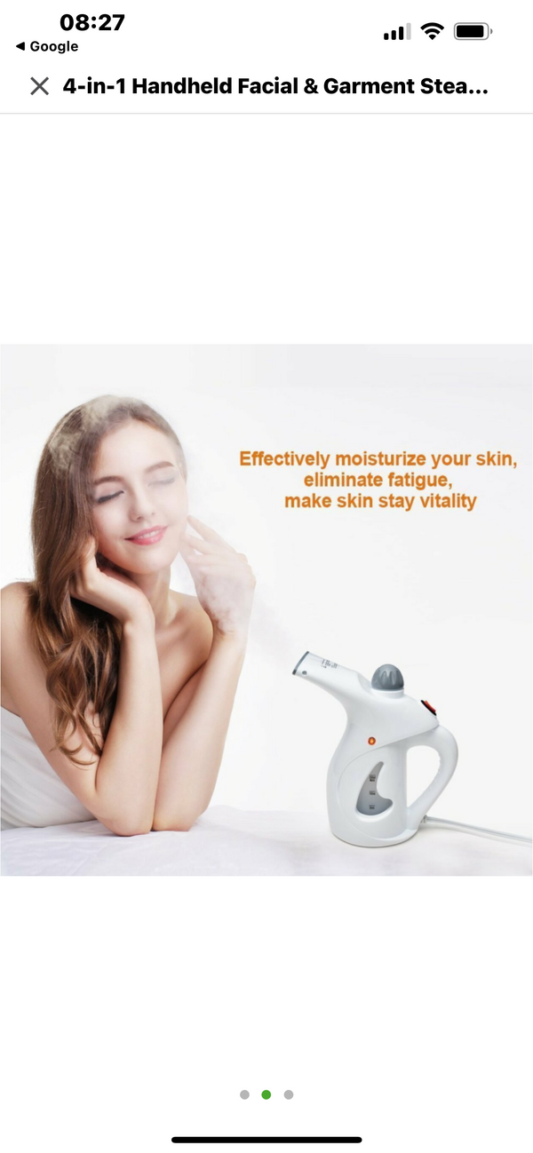 4-in-1 Handheld Facial & Garment Steamer – Megamall Online Store