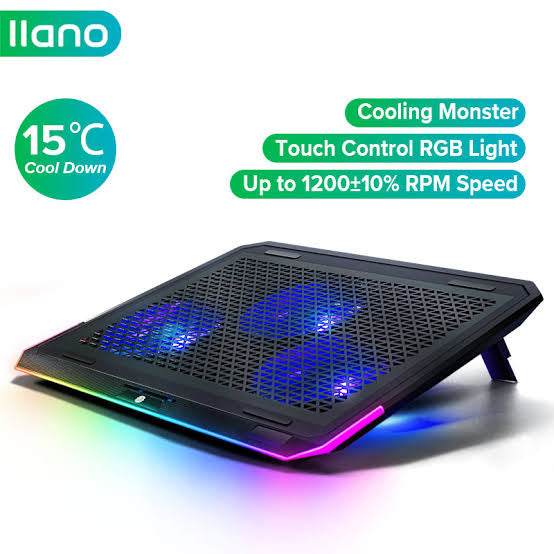 RGB Breathing LED Laptop Cooler – Megamall Online Store