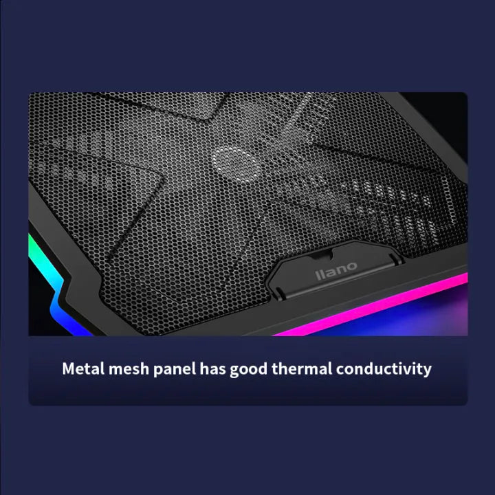 RGB Breathing LED Laptop Cooler – Megamall Online Store