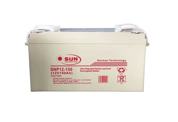 Sun Deep Cycle Gel Solar Battery 150AH – Megamall Online Store
