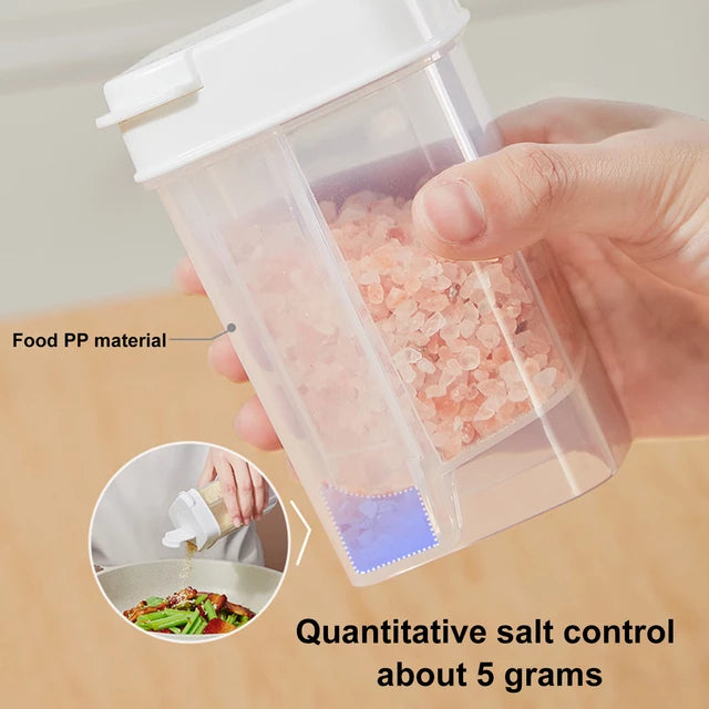 Kitchen Seasoning Bottle Dosing Control Sugar Bottle Spice Pepper Salt ...