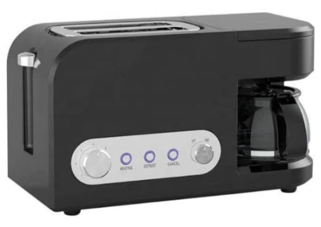 2 in 1 Breakfast Maker Toaster with Coffee Maker - 500ml – Megamall ...