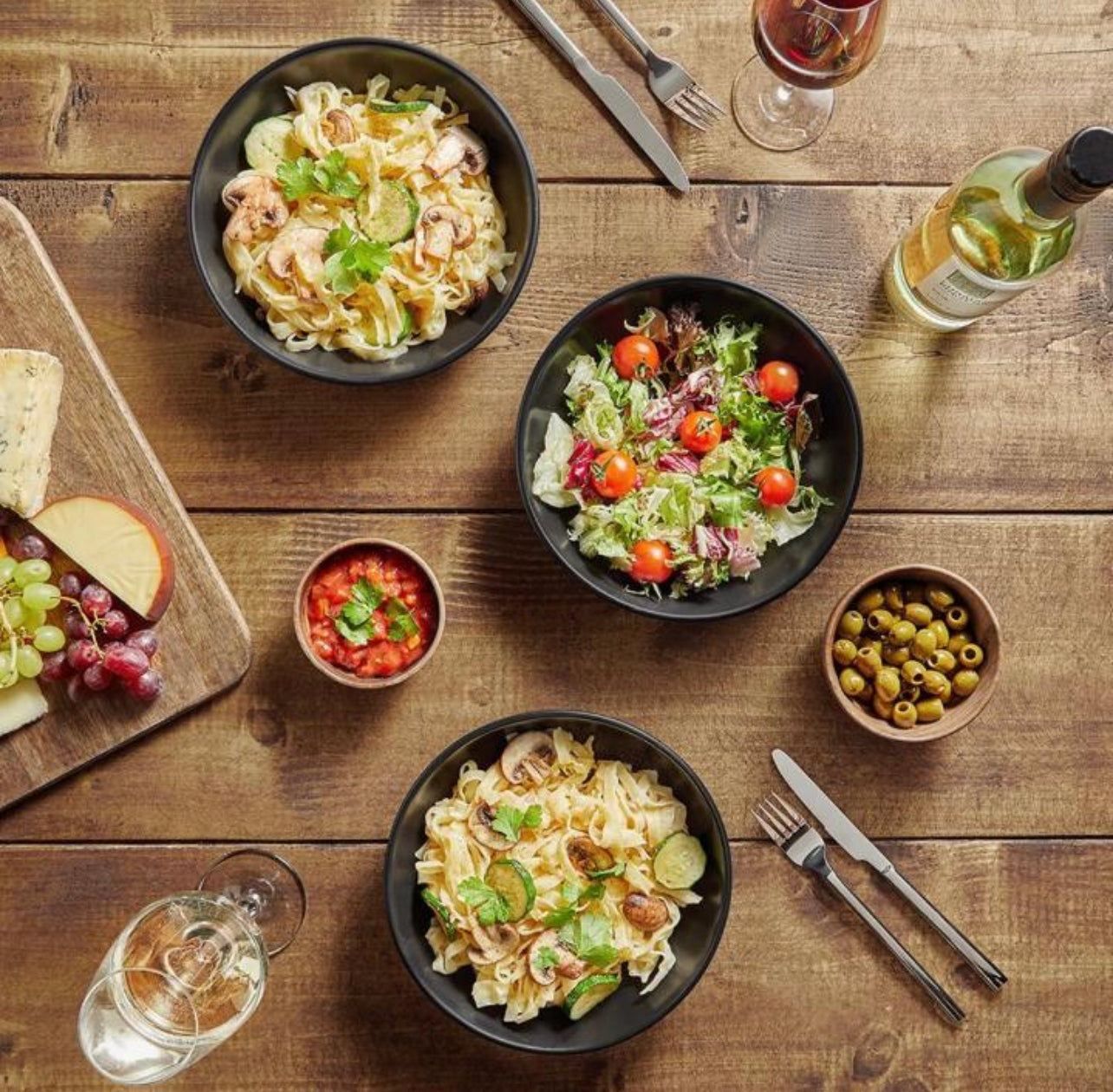 Caviar Black Stone Pasta Plate 4pc – Megamall Online Store