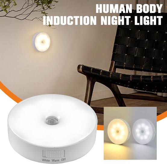 LED Motion Sensor Lights Wireless Night Light Rechargeable Cabinet Sta ...