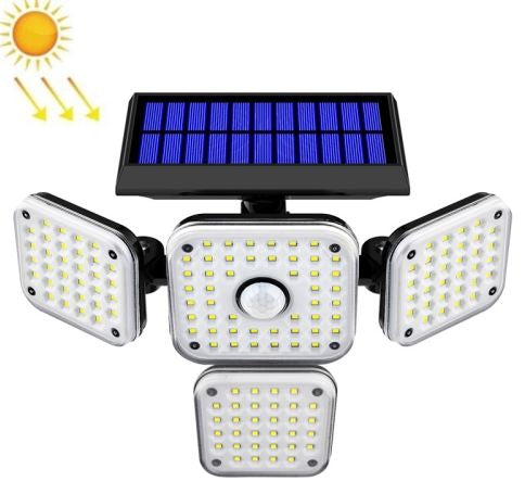 Solar Powered Sensor Wall Light 144 LED – Megamall Online Store