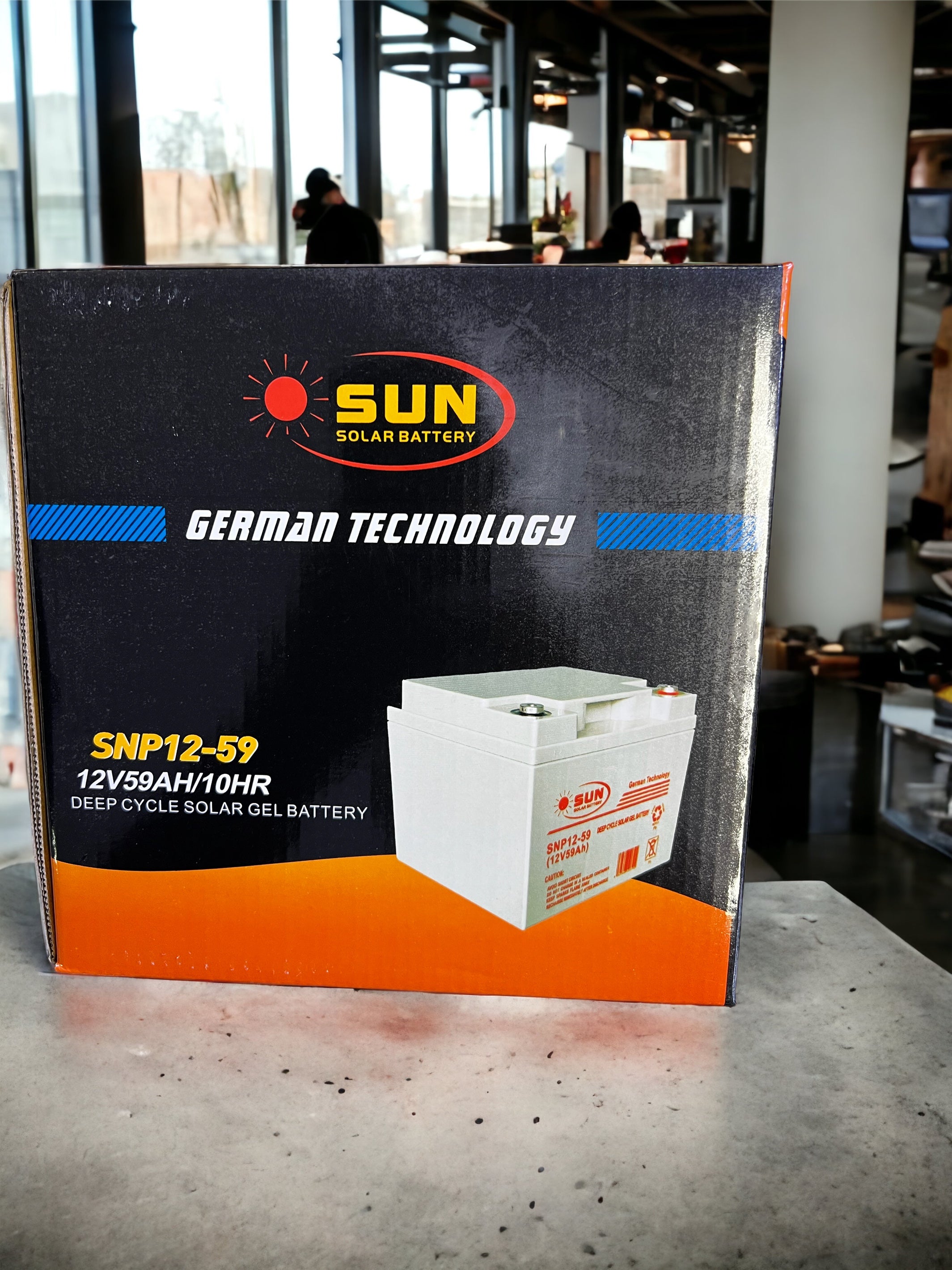 Sun Deep Cycle Solar Battery 59AH – Megamall Online Store