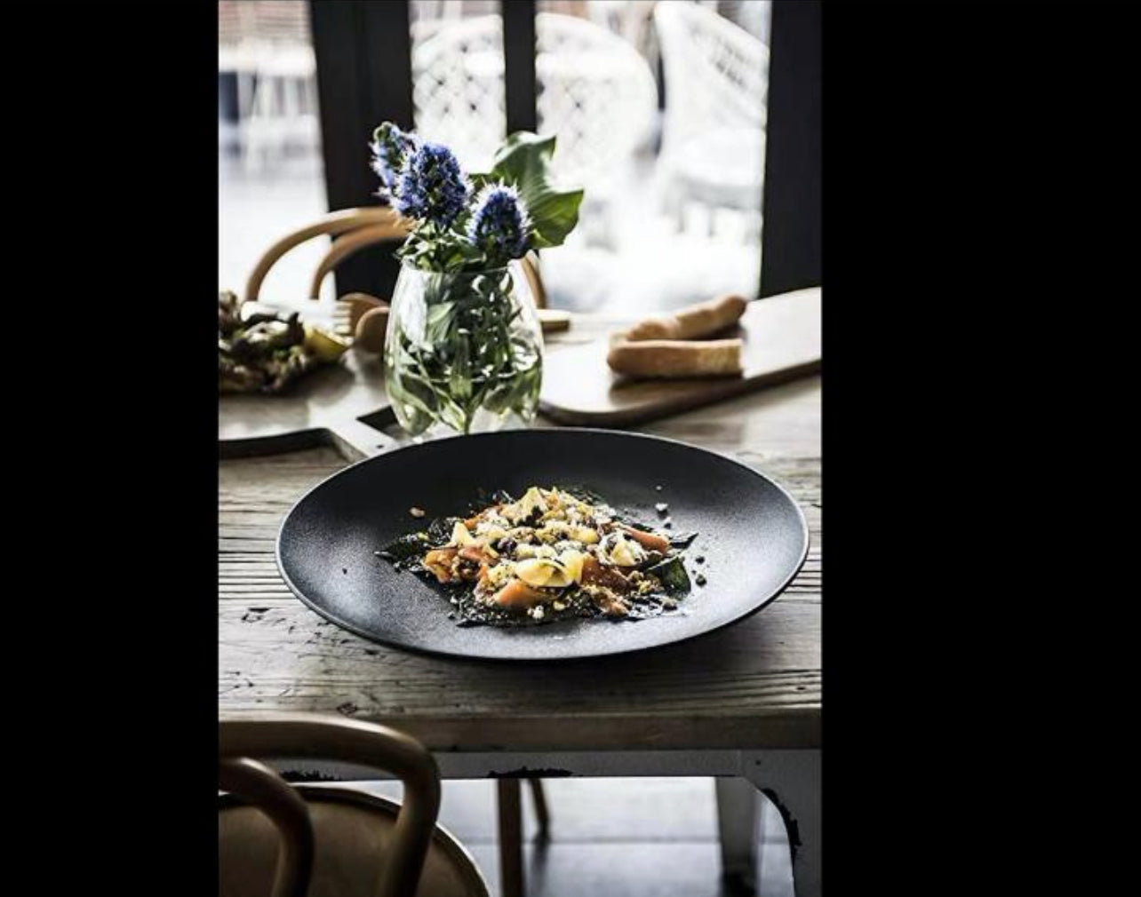 Caviar Black Stone Pasta Plate 4pc – Megamall Online Store