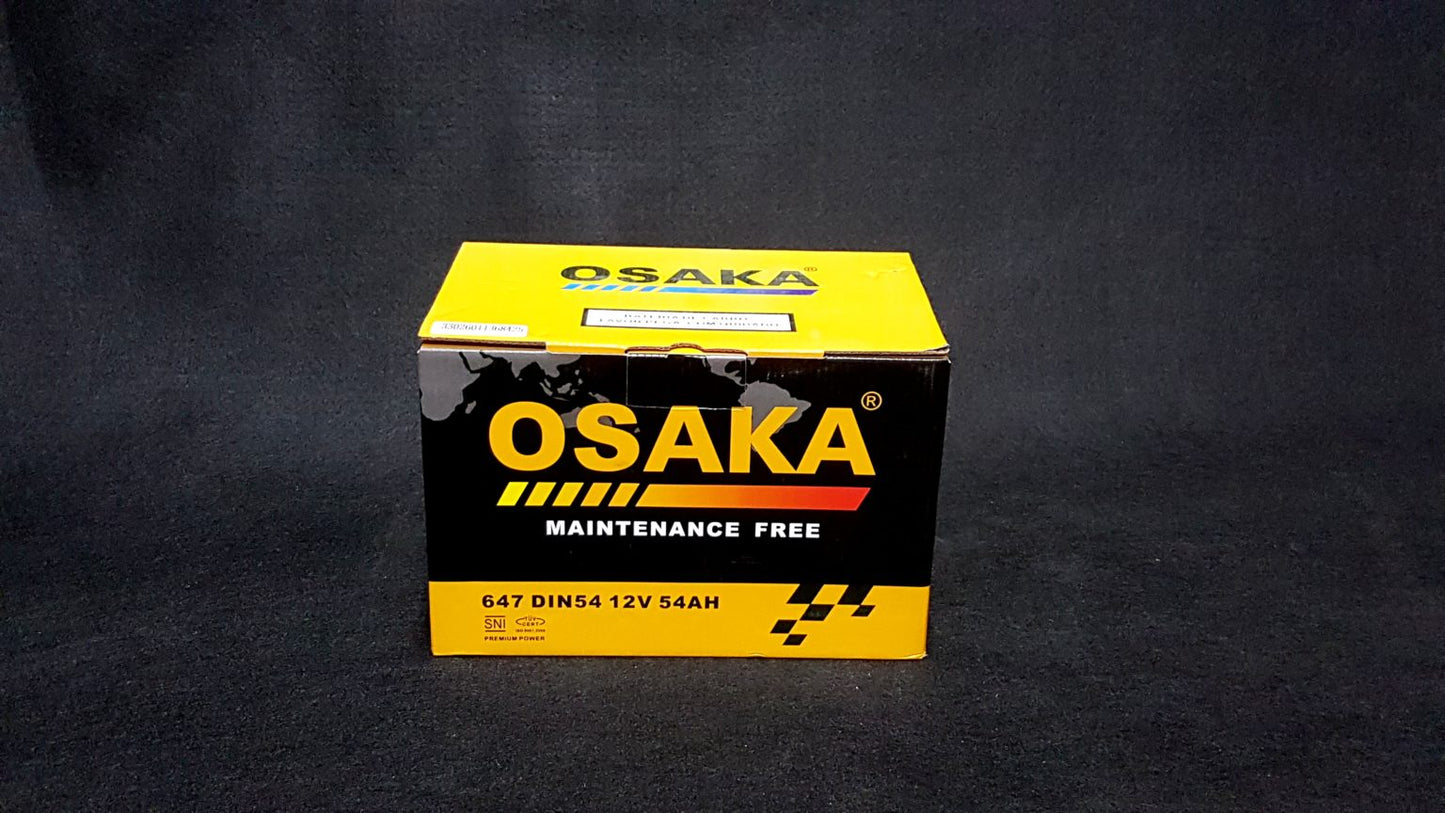 Osaka Vehicle Battery 647 12V54AH – Megamall Online Store