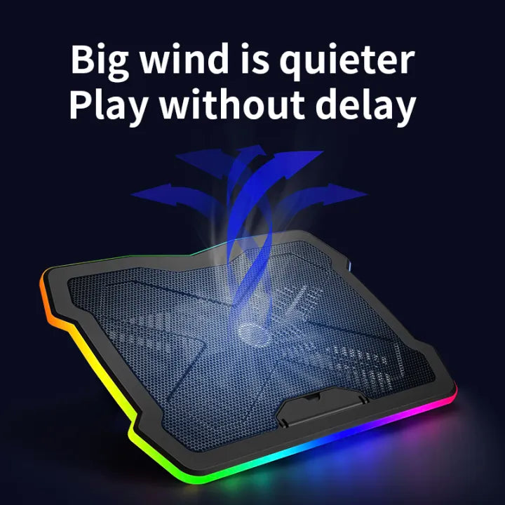 RGB Breathing LED Laptop Cooler – Megamall Online Store