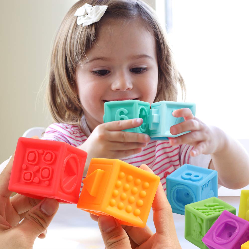 Baby Soft Stack Squeeze Blocks Numbers – Megamall Online Store