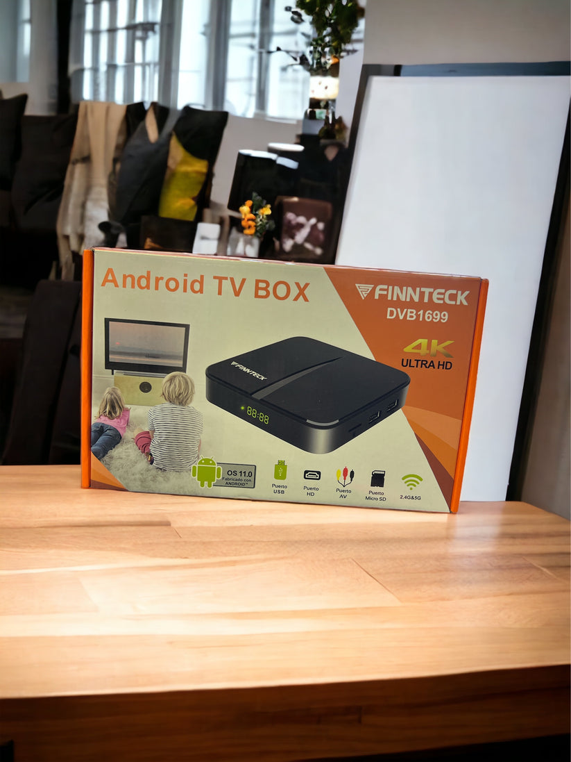4K FINNTECK HIGH QUALITY ANDROID TV BOX – Megamall Online Store