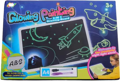 Glowing Neon Magic Light-Up Drawing Sketchpad – Megamall Online Store